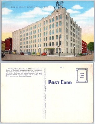 Ohio Oil Company Building Findlay Ohio Postcard | eBay