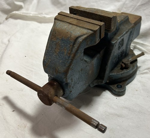 Vintage ATCO 80 Rapid Machinist Bench Vise 3" Jaw Swivel Base | eBay