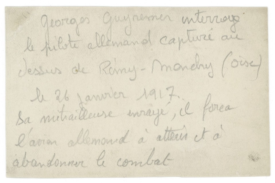 Original WWI Photo Georges Guynemer French Ace w/ Captured German Pilot ...