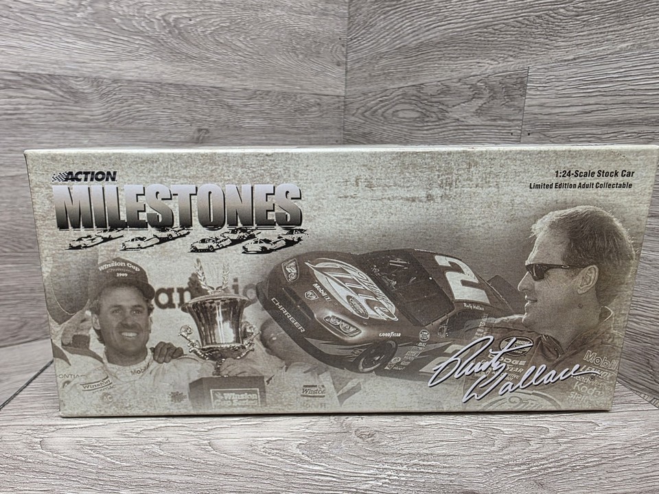 Rusty Wallace #2 Milestones 9X Bristol Winner Action 1/24 NASCAR 2005 ...