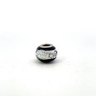 Bacio Sterling Silver 10mm Black & Silver Bead | eBay