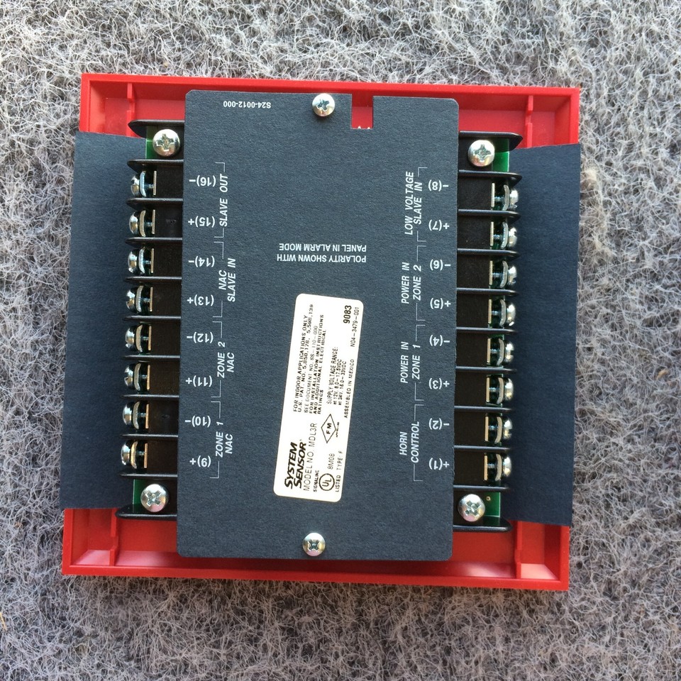 System Sensor SpectraAlert Advance MDL3R Fire Alarms Red NEW OLD STOCK ...