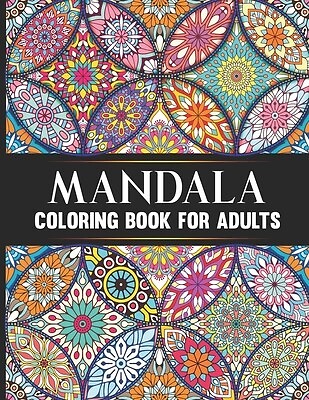 Mandala Coloring Book For Adults Hand Drawn Stress Relieving Flo by ...