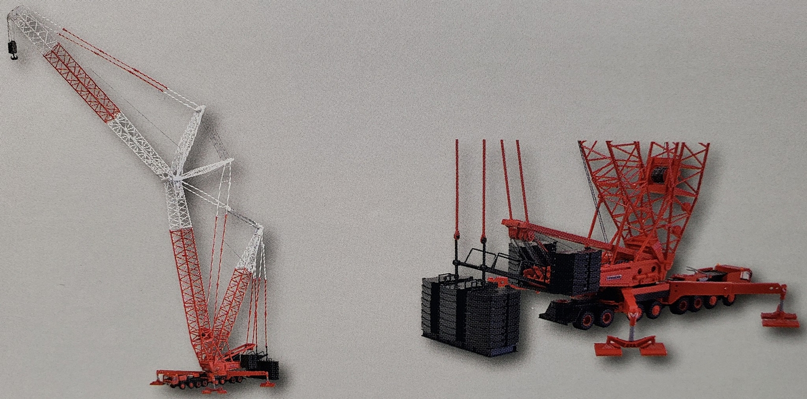 KIBRI/Marklin NEW #13016 HO 1/87 scale KIT Liebherr LG 1800 Spacelifter ...