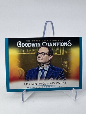 2021 Upper Deck Goodwin Champions Adrian Wojnarowski #67 Teal Parallel ...