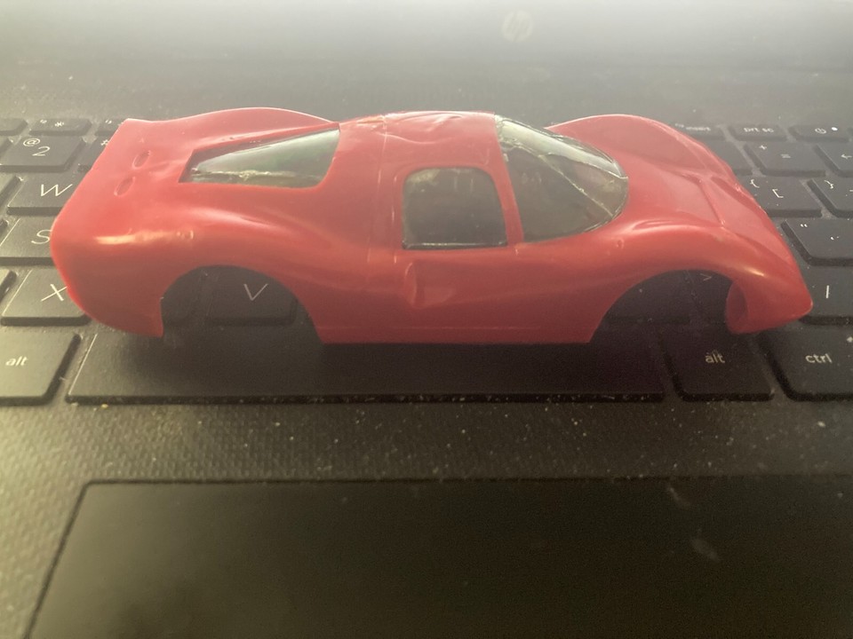 Vintage 1967 Eldon Ferrari P-3 Racecar 1/32 Slot Car - Shell / Body | eBay