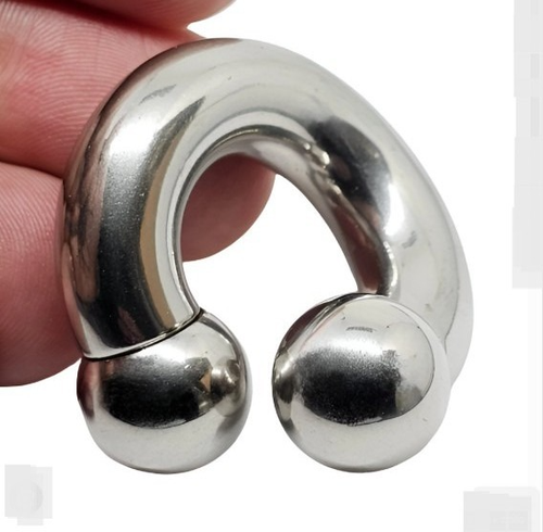 00g Twister Surgical Steel 316L Extend Stretch Prince Albert Ring Heavy ...