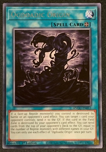 Ogdoadic Origin ANGU-EN011 - Rare - 1st Edition - Ancient Guardians ...