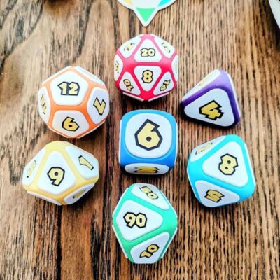 PLA Board Games Dice DND Cubes Dice Role-Playing Game Dice Polyhedral ...