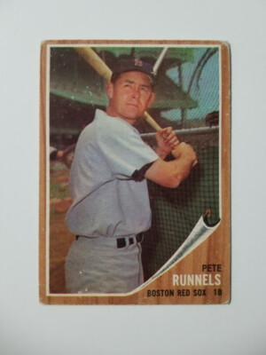 PETE RUNNELS 1962 TOPPS BASEBALL CARD #3 BOSTON RED SOX | eBay