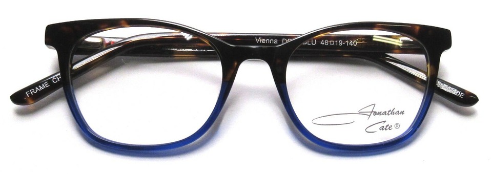 JONATHAN CATE Vienna Eyeglass/Glasses Frames 48-19-140 Demi/Blue NEW | eBay