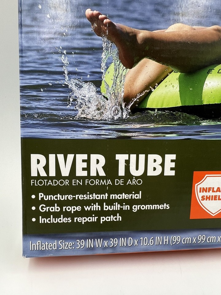 River Tube Green Inflatable Water Pool Float - NEW Ozark Trail ...