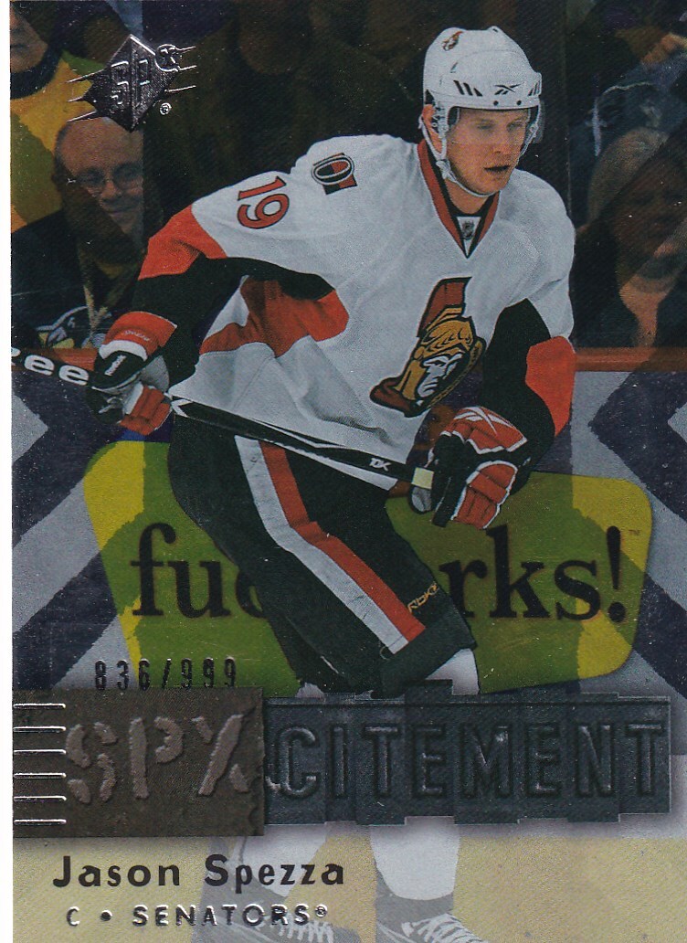 09-10 SPX SPXCITEMENT - JASON SPEZZA /999 #X52 OTTAWA SENATORS | eBay