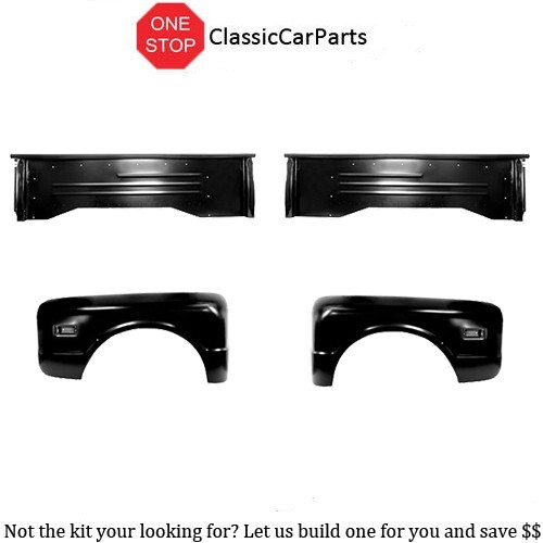 1968-1972 Chevy & GMC Truck Stepside Bedside W/ Rear Fenders | Pair ...
