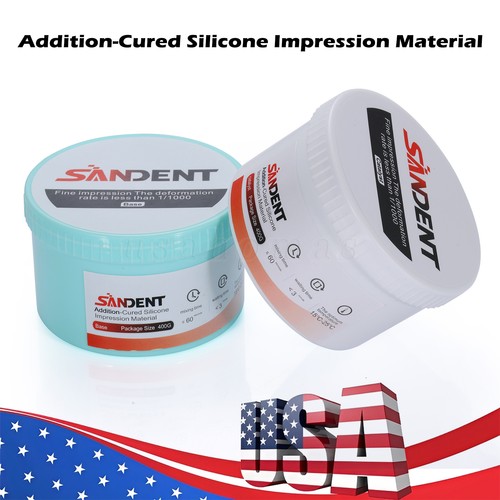 Dental Soft Putty Impression Material (400 g Base + Catalyst) Regular ...