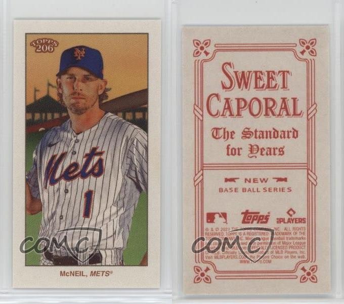 2023 Topps 206 Low Series Sweet Caporal Back Jeff McNeil 0w7 | eBay