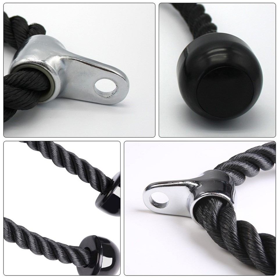 Triceps Pull Down Cord Heavy Duty Rope for Gym Bodybuilding Exercise ...