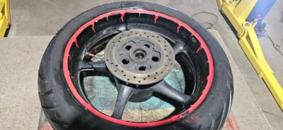 2004 Yamaha R6 Rear Wheel with Disc and Great Tire | 18" | 3.5"