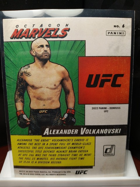 2022 Donruss UFC - Duos #6 Alexander Volkanovski, Brian Ortega for sale ...