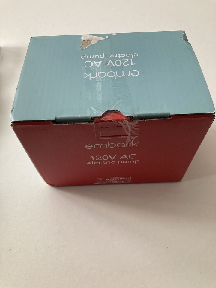 Embark 120V AC Electric Pump With Three Valve Nozzles Air Beds Pools ...