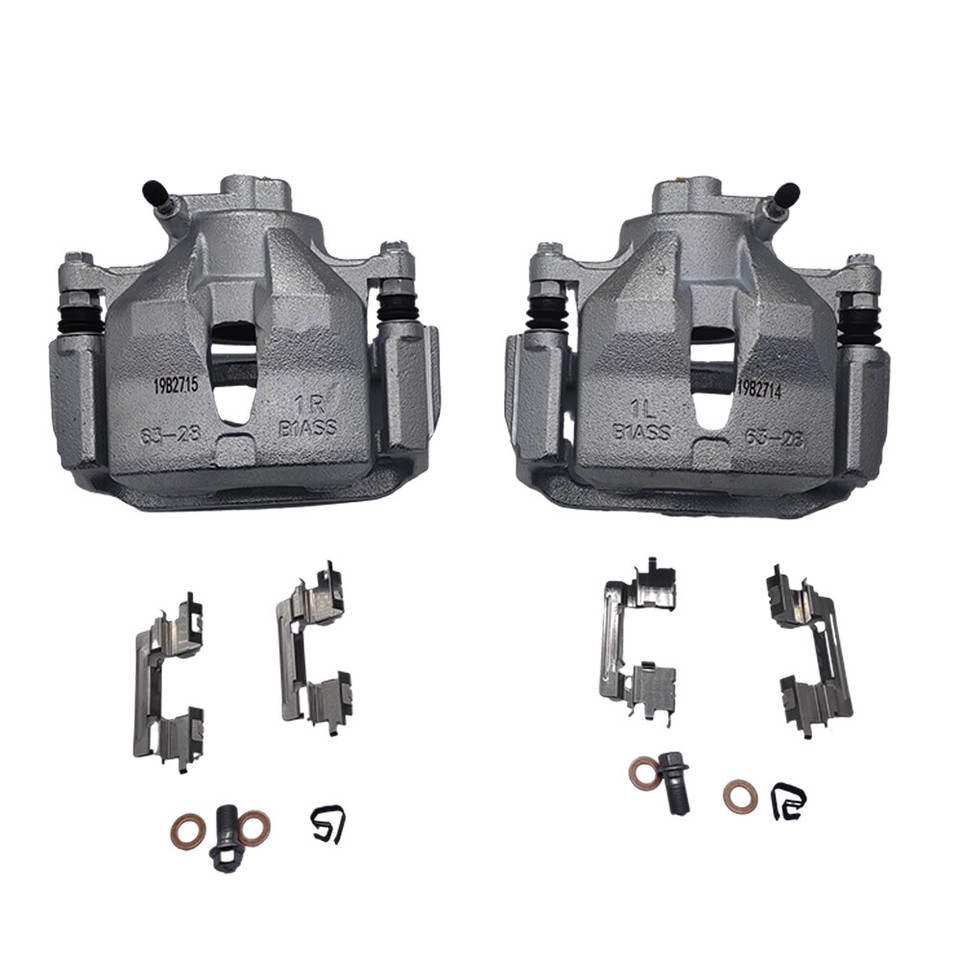 2Pcs Front Brake Calipers w/ Bracket for 04-10 Toyota Camry Sienna ...