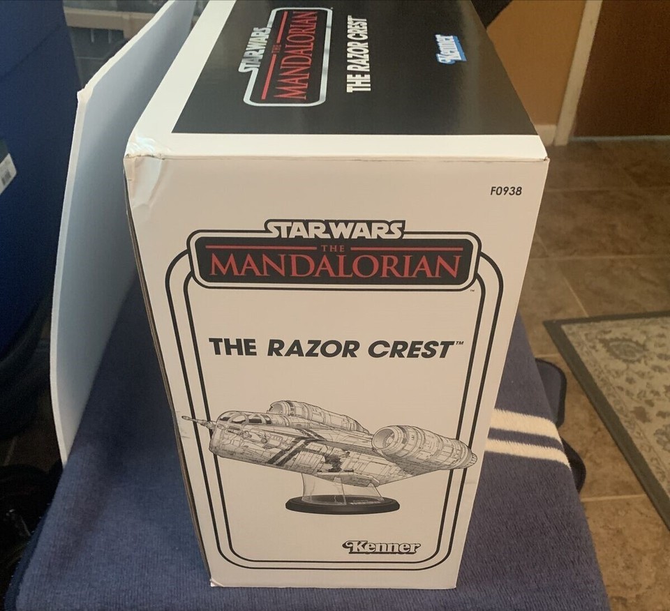 STAR WARS HASLAB VINTAGE MANDALORIAN RAZOR CREST 100% COMPLETE NO ...