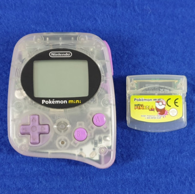 Nintendo POKEMON MINI CONSOLE Purple +Pokémon Party MIN-001 PAL Version ...