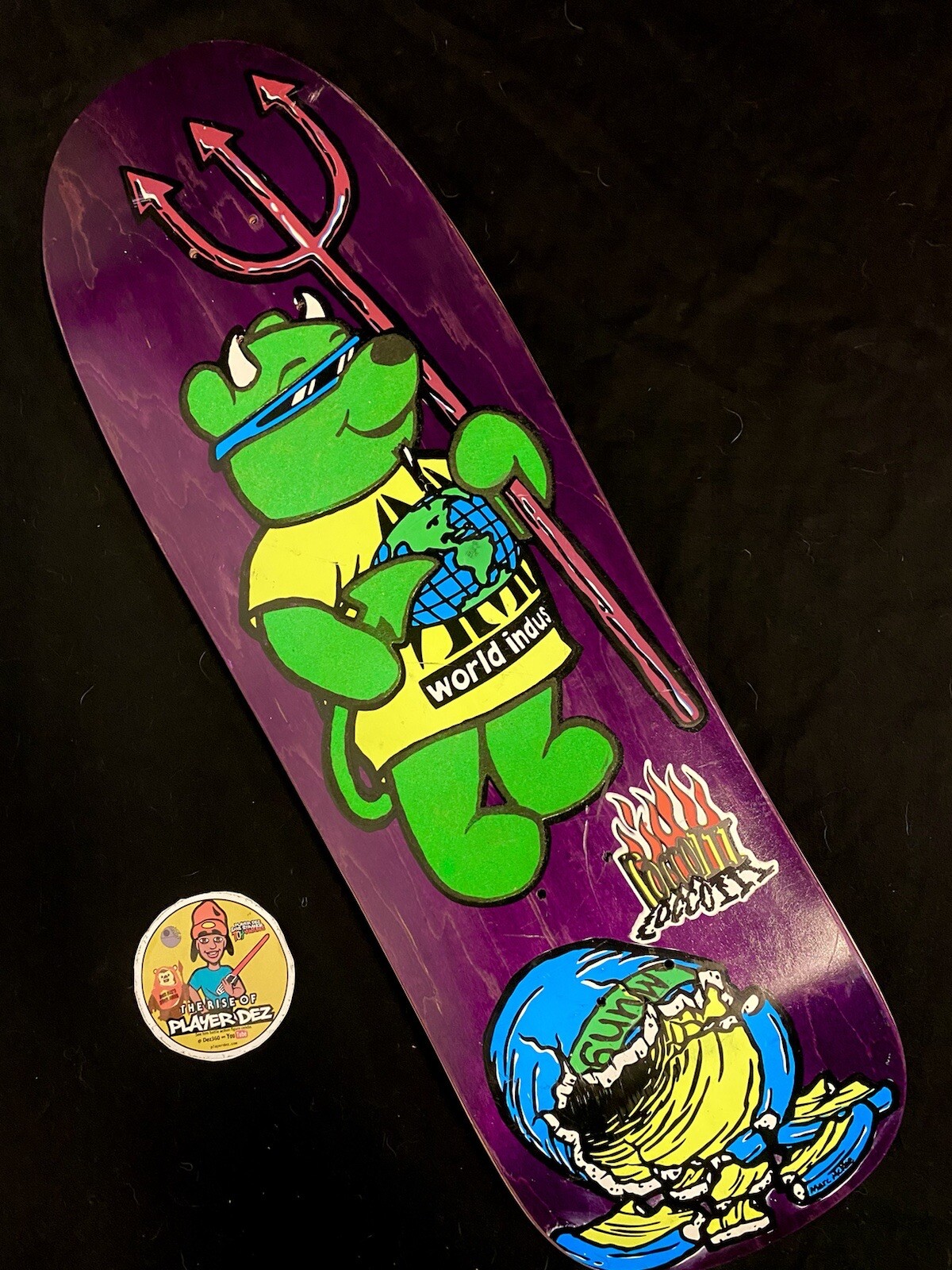 SUPER RARE VELVET Steve Rocco III 3 Skateboard Deck Prime World ...