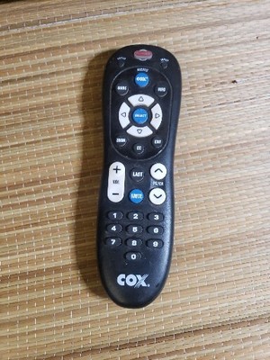 COX URC-2220-R Black Wireless Handheld TV Box Remote Controller ...