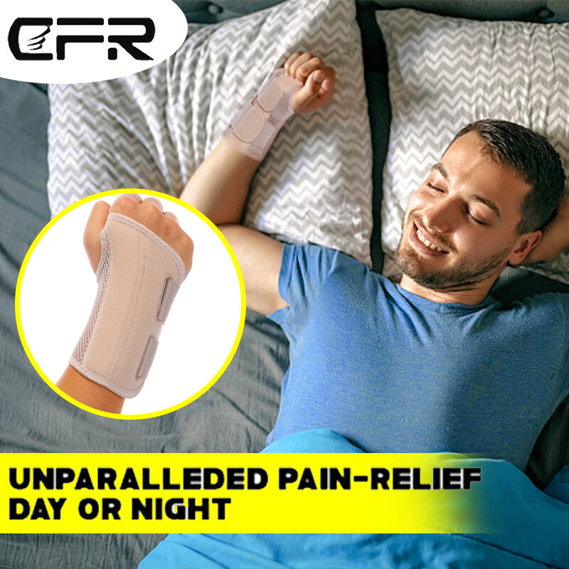 Carpal Tunnel Wrist Brace Night Sleep Wrist Support Wrist Splint Men ...