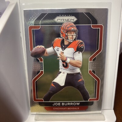 Joe Burrow 2021 Panini Prizm Football Base Card #273 Cincinnati Bengals ...