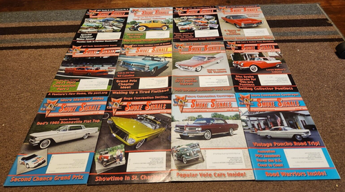 2010-2013 SMOKE SIGNALS MAGAZINE 17 ISSUE LOT PONTIAC-OAKLAND CLUB ...