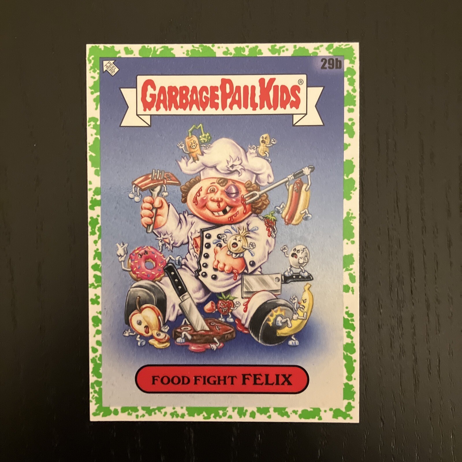 2021 Garbage Pail Kids Food Fight Booger Green Parallel #29b Food Fight ...