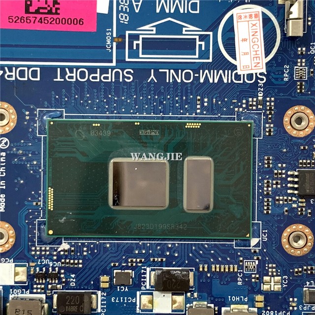 CN-09N45W For Dell Laptop 3581 LA-G713P I5-7200U R5 M435 2G Motherboard ...