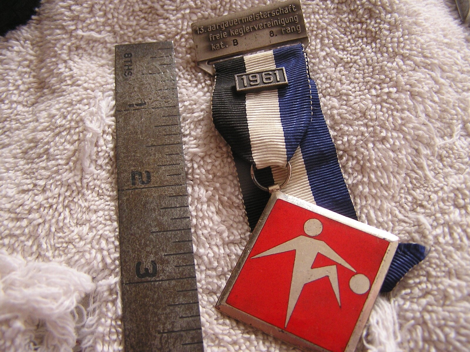 Vintage Paul Kramer Neuchatel Pin Ribbon Medal 1961 | eBay