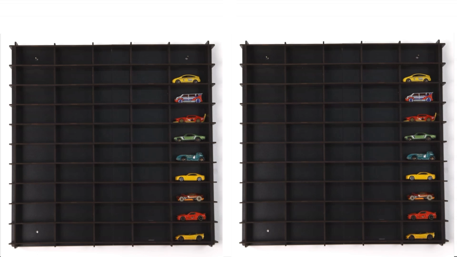 1:64 Toy Car Wall Shelf, Hotwheels,Matchbox Compatible Display Case for ...