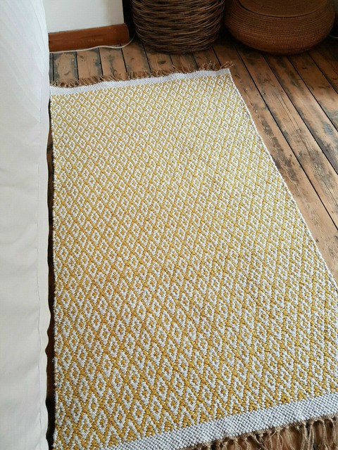 STUNNING Wool Multi Striped Very Large 200x290cm Candy Hard Wearing ...