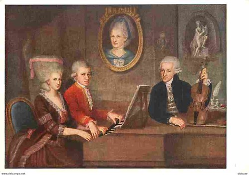Art - Peinture - J N de la Croce - Die Familie Mozart - La Famille ...