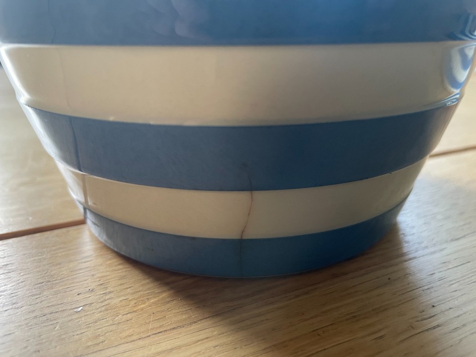 TG Green Cornishware Vintage Blue & White Butter Dish - Old Green ...