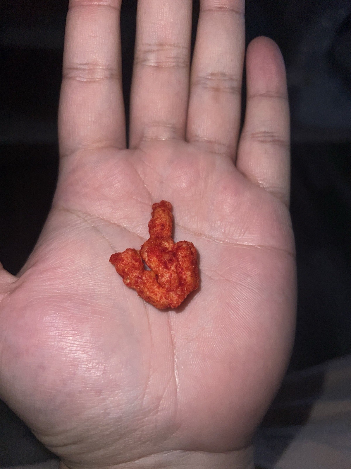 Rare Middle finger Hot Cheeto Shape 🖕 | eBay