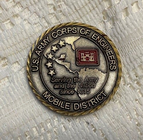US Army Corps Of Engineers Mobile District Challenge Coin | eBay