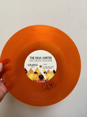 Signed Orange EP 🟠 The Dear Hunter Color Spectrum Vinyl Record 1st ...