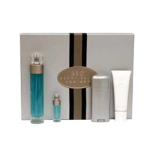 Perry Ellis 360 Cologne Gift Set for Men 4 Pieces | eBay