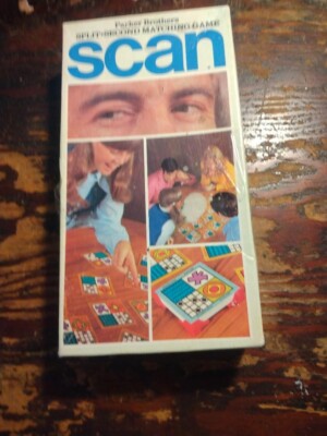 SCAN Card Game 1970 - Split Second Matching/ Vintage- Complete! Good ...