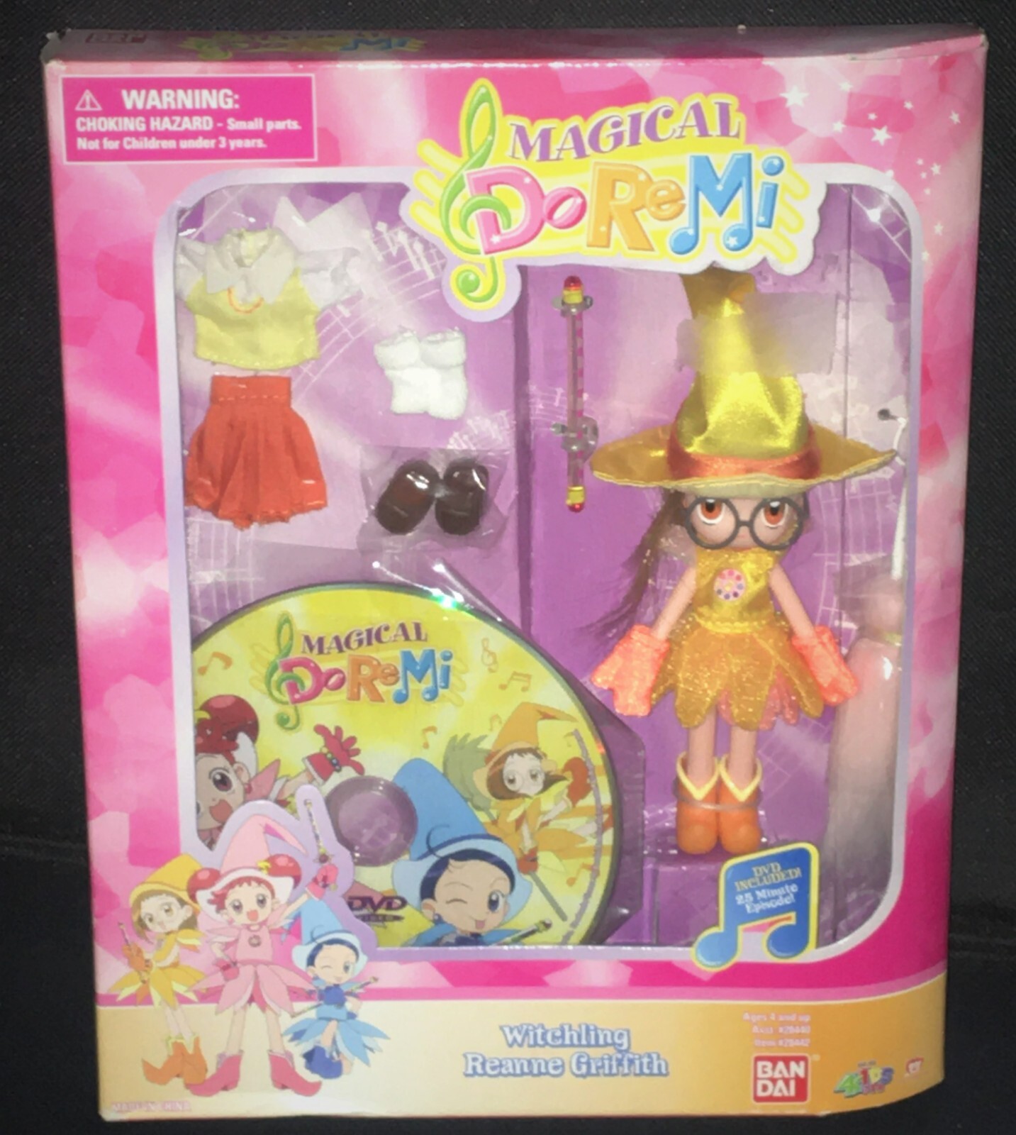 BanDai Magical Do Re Mi Figure & DoReMi DVD Witchling Reanne Griffith ...