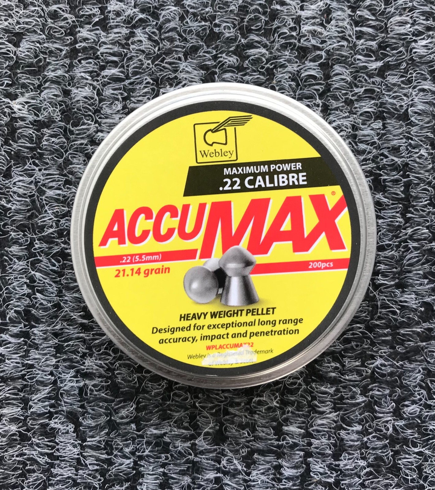 Webley Accu-Max Heavyweight Premium Pellets .177 or .22 Cal | eBay UK