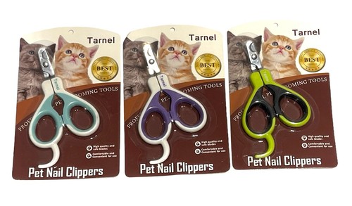 Tarnel Pet Nail Clippers Pro Trimmer for Cats, Dogs, Small Animals 3 pc ...