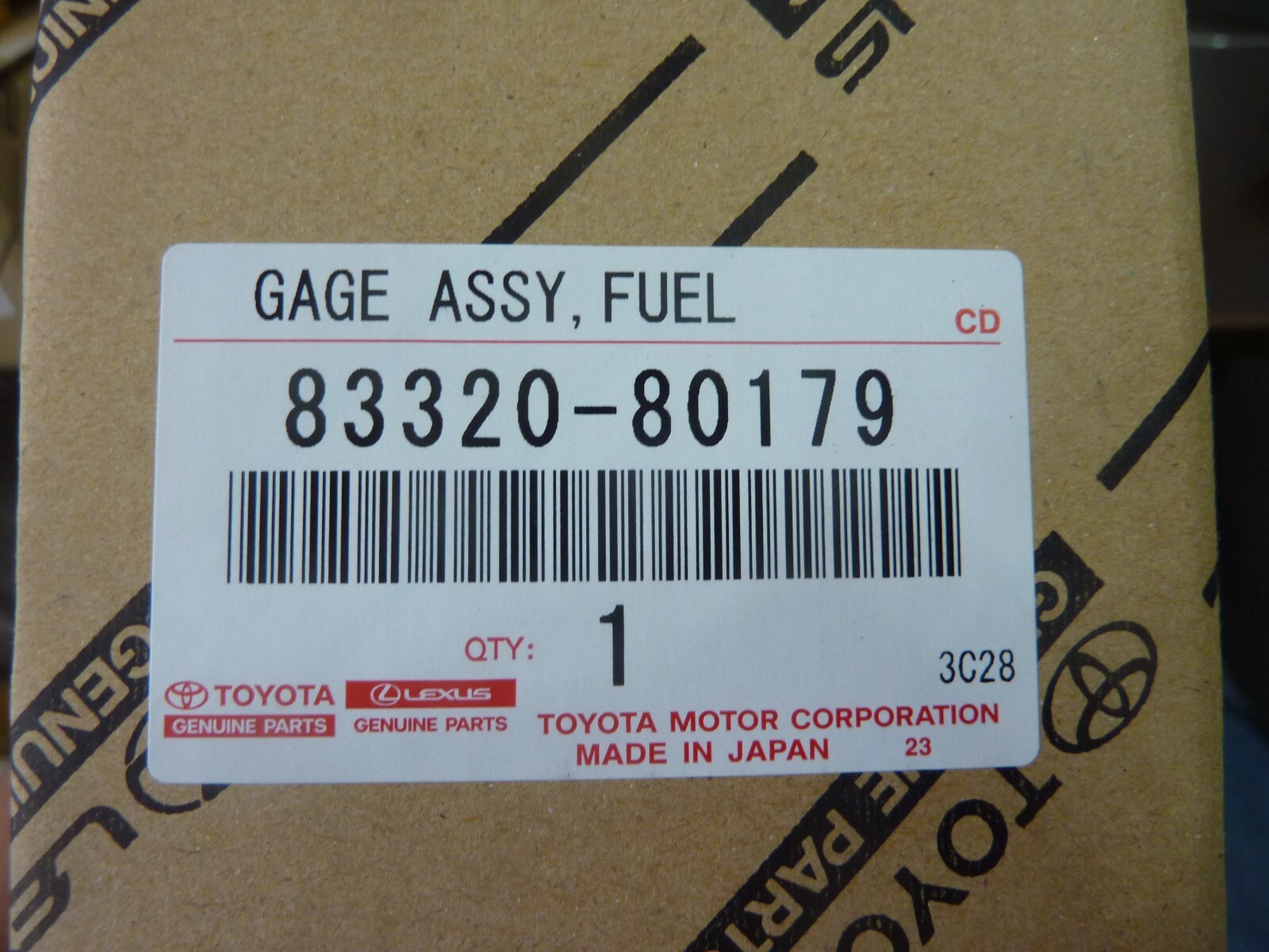 Toyota Genuine 83320-80179 Gauge Assy, Fuel Sender 1990-1995 Toyota ...