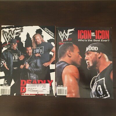 WWF Magazines April & May 2002 Editions. | eBay