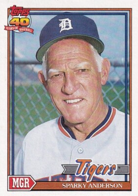 SPARKY ANDERSON 1991 Topps | eBay